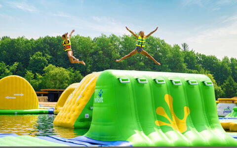 America's Largest Inflatable Water Park, Wisconsin Dells