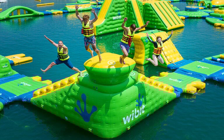 America's Largest Inflatable Water Park, Wisconsin Dells